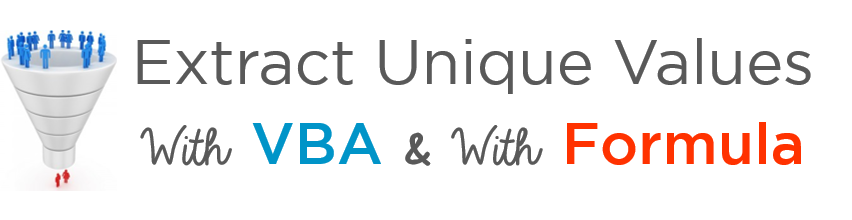 How To Extract Unique Values From A Range 2 Ways Goodly