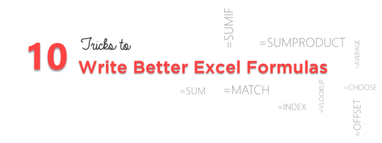 10 Tips to write better Excel Formulas - Goodly