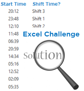 Shift Timing Challenge - Solution - Goodly