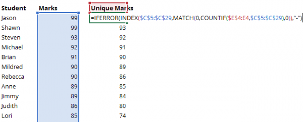 How to Rank Data in Excel - Goodly