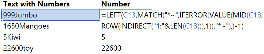 Separate Numbers From Text In Excel And Power Query Goodly