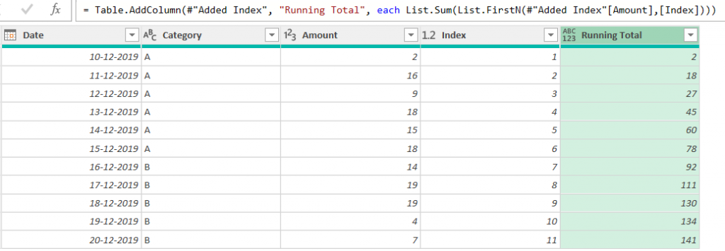 Running Total In Power Query Goodly