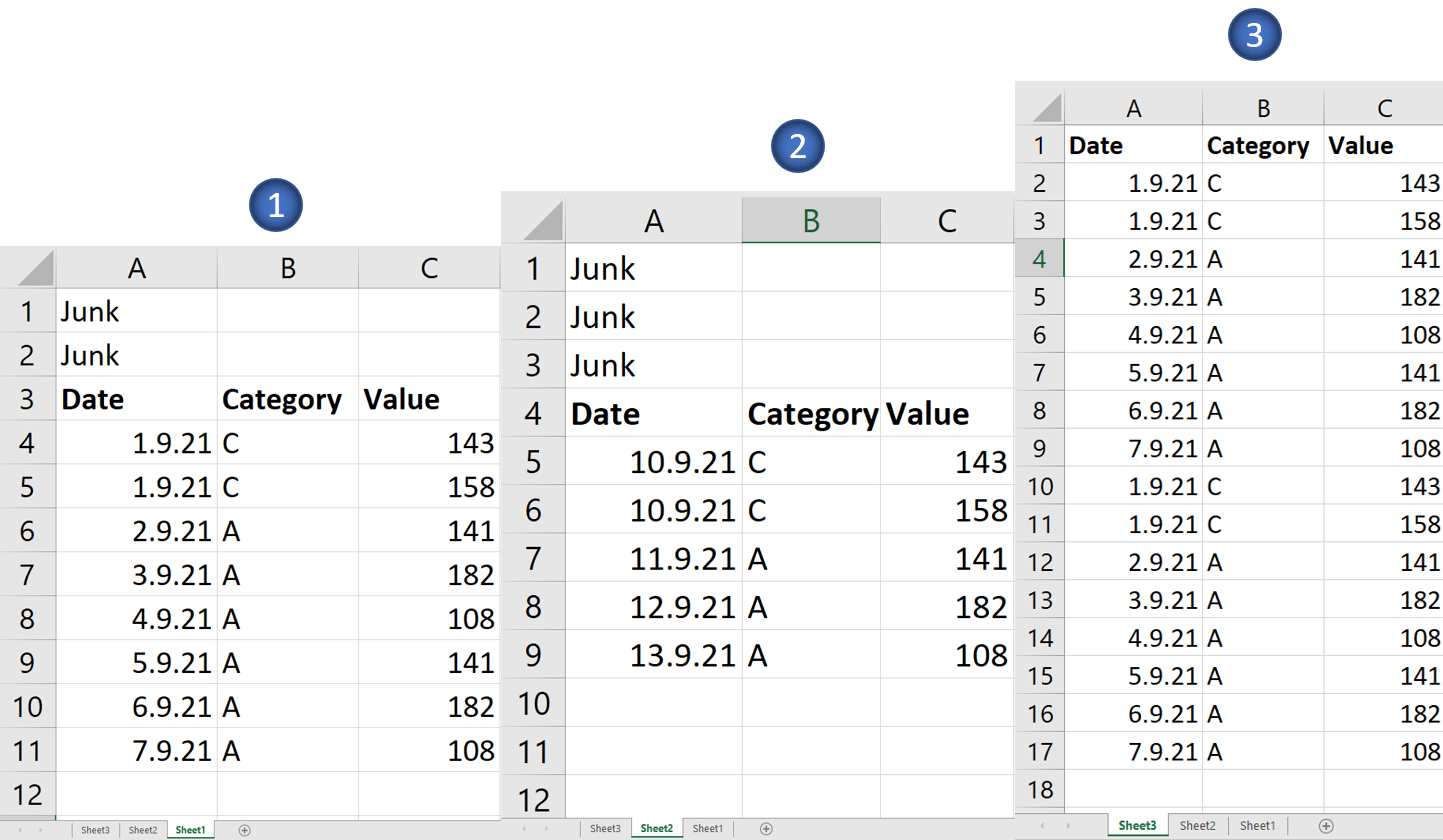 Remove Top Rows And Combine Data From Multiple Excel Files Goodly