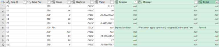 IFERROR In Power Query - Try And Otherwise - Goodly