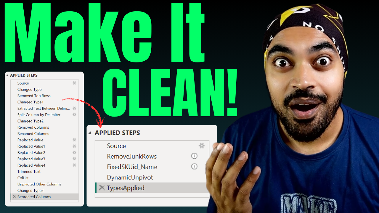 Cut Your Power Query Steps in Half (Here's How) - Goodly